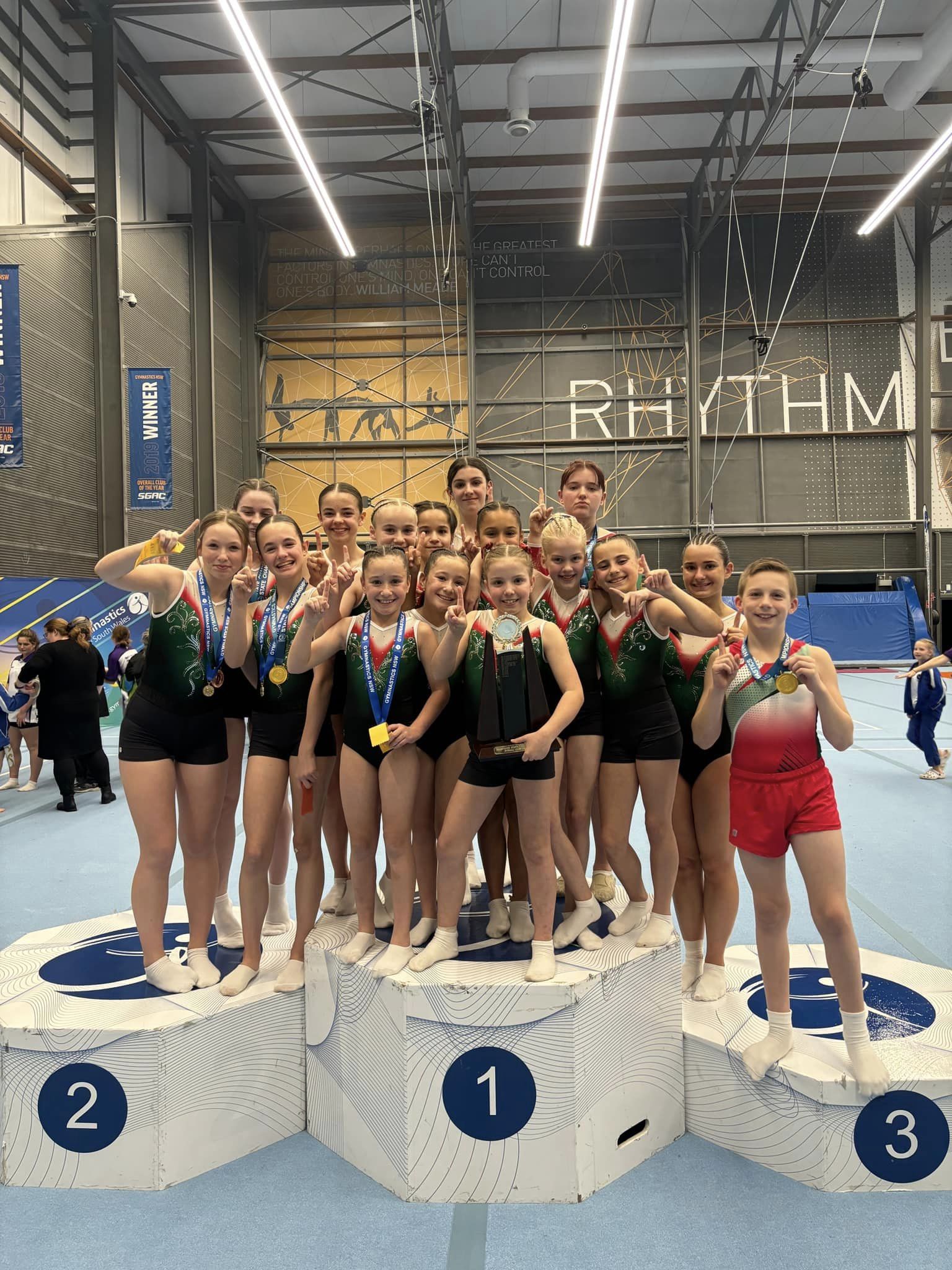 OVERALL CHAMPION CLUB 8 YEARS IN A ROW! | Kachan School of Tumbling ...